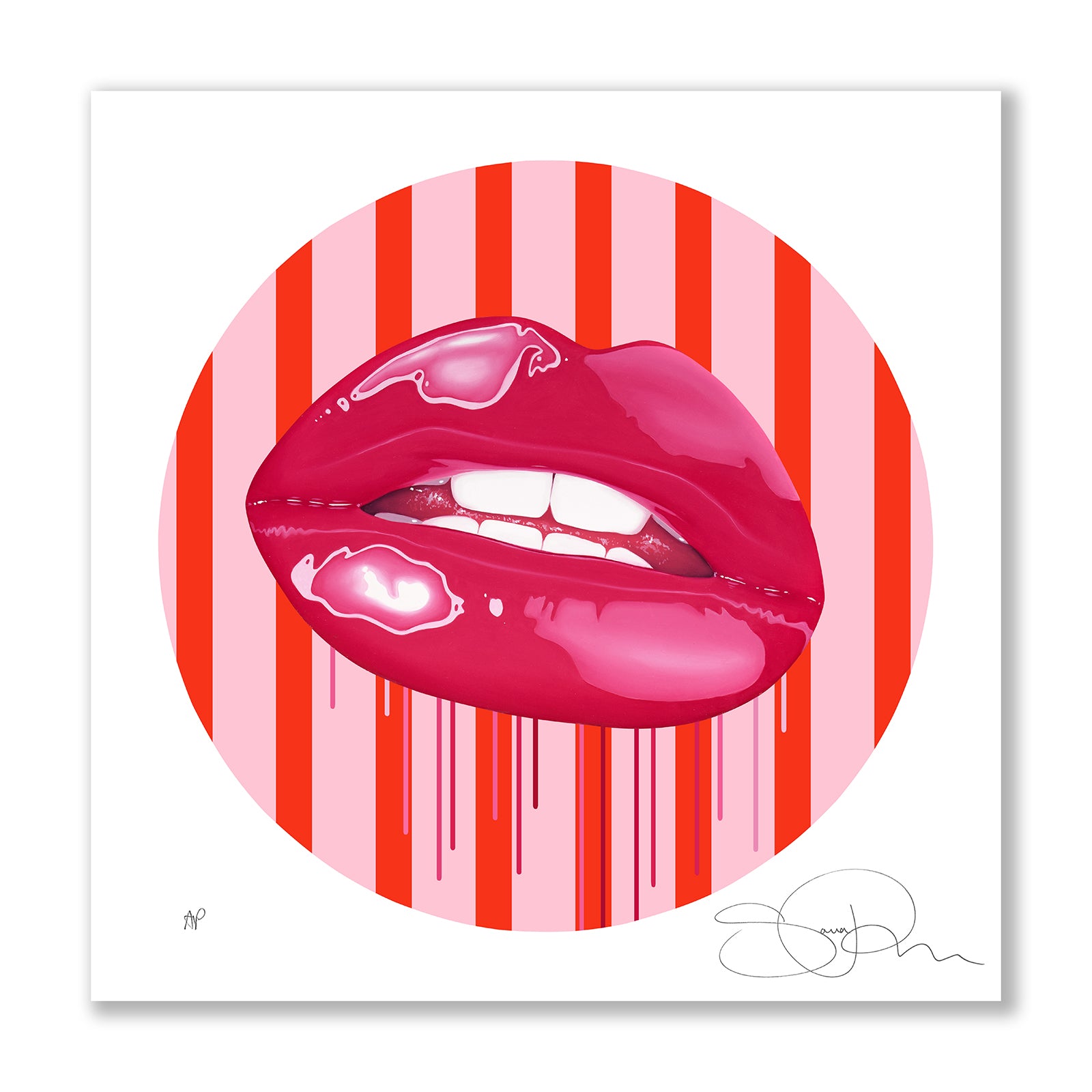 Hot Pink Pop (candy Stripe) – Oink Gallery